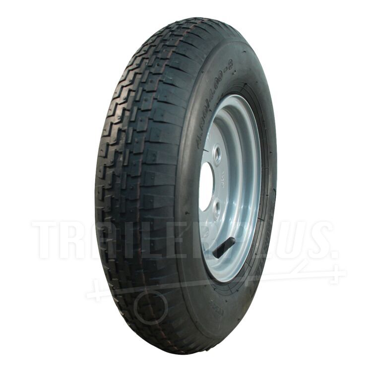 Komplettrad | 4,80/4,00-8 Zoll + 2.50A x 8H2 | Knott | 60/100/4 ...