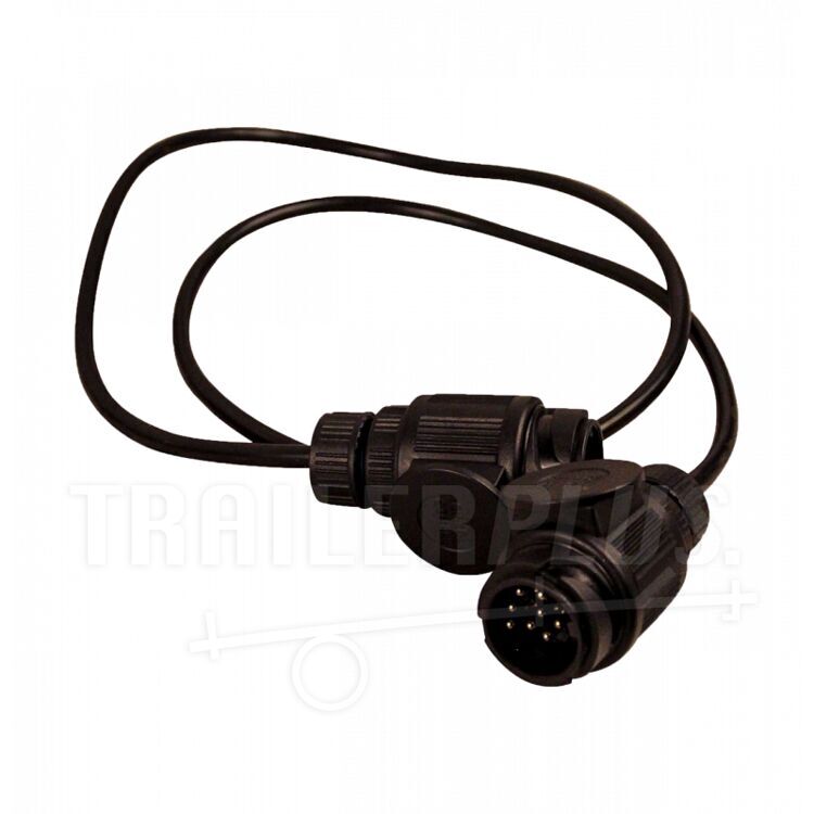 Extension cable 13-pole 1500mm plastic plugs 13p | TrailerPlus ...