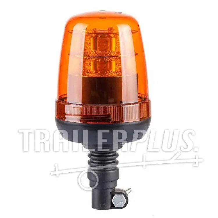 Tralert | LED Rotating Beacon Amber R65 with Flexi DIN mounting base 12 ...
