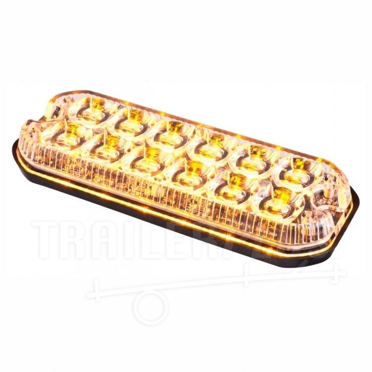 ElectraQuip | Φλας LED R65 βαρέως τύπου 12 LED | κεχριμπάρι | 12-24v ...