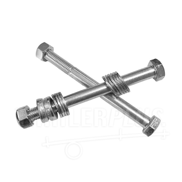 Montageset bouten M14 + moeren + ringen verzinkt Fixed Lock BAK35 (SCM ...
